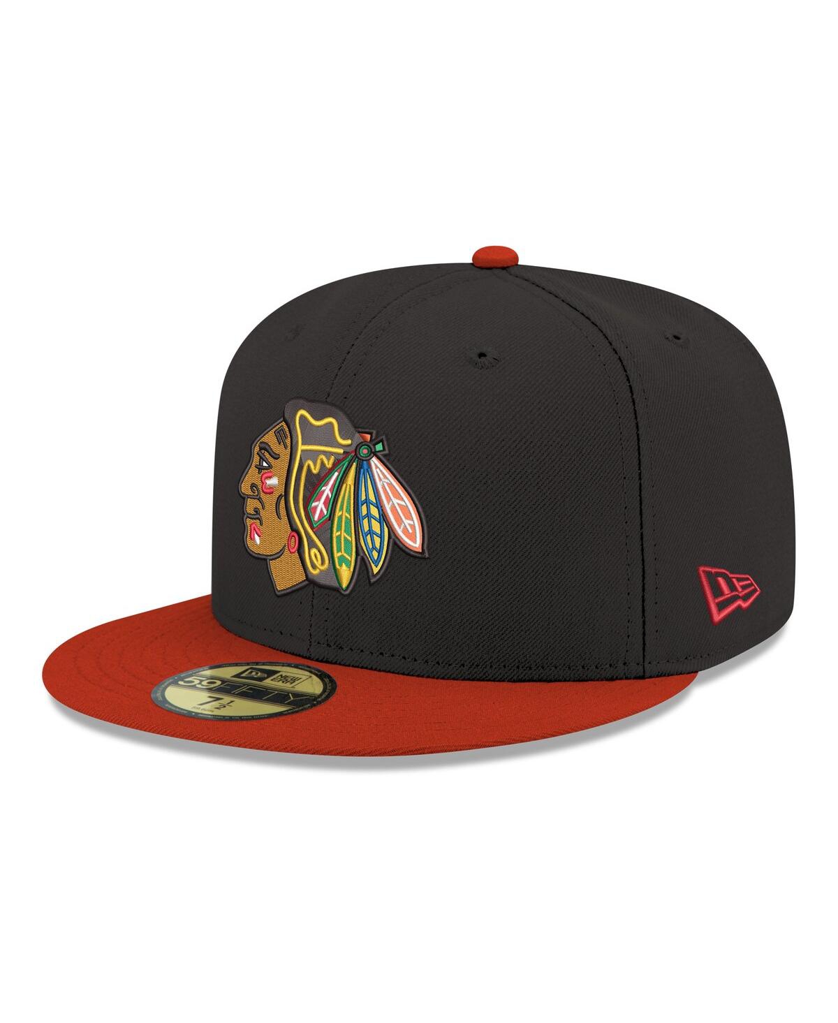 Click here for New Era Mens Black Chicago Blackhawks Core Logo Tw... prices
