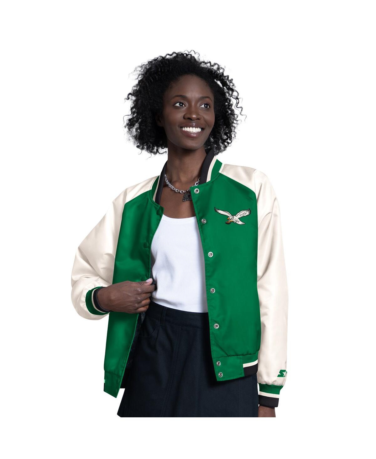 Click here for Starter Womens Kelly Green/White Philadelphia Eagl... prices