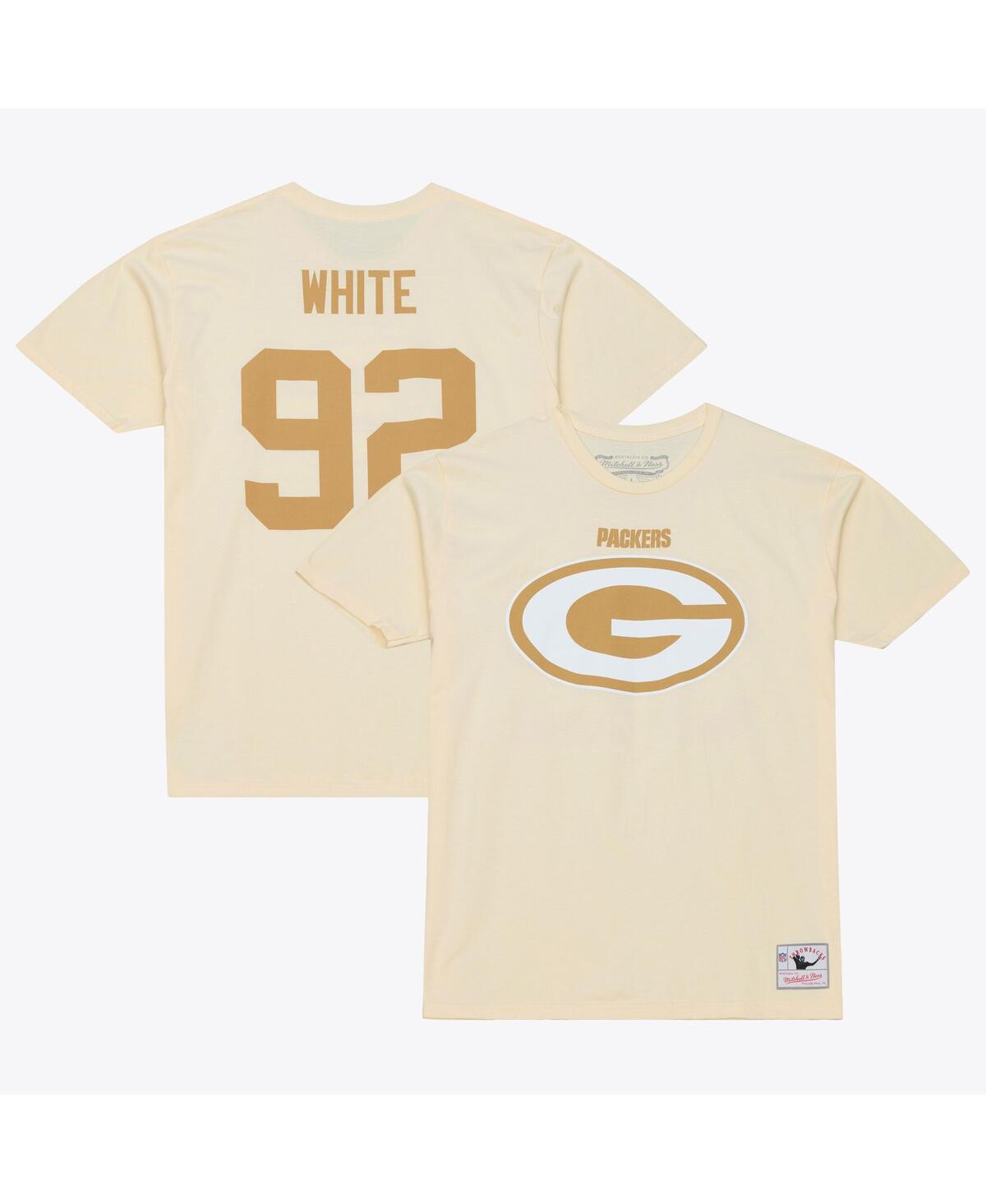Click here for Mitchell & Ness Mens Reggie White Cream Green Bay... prices