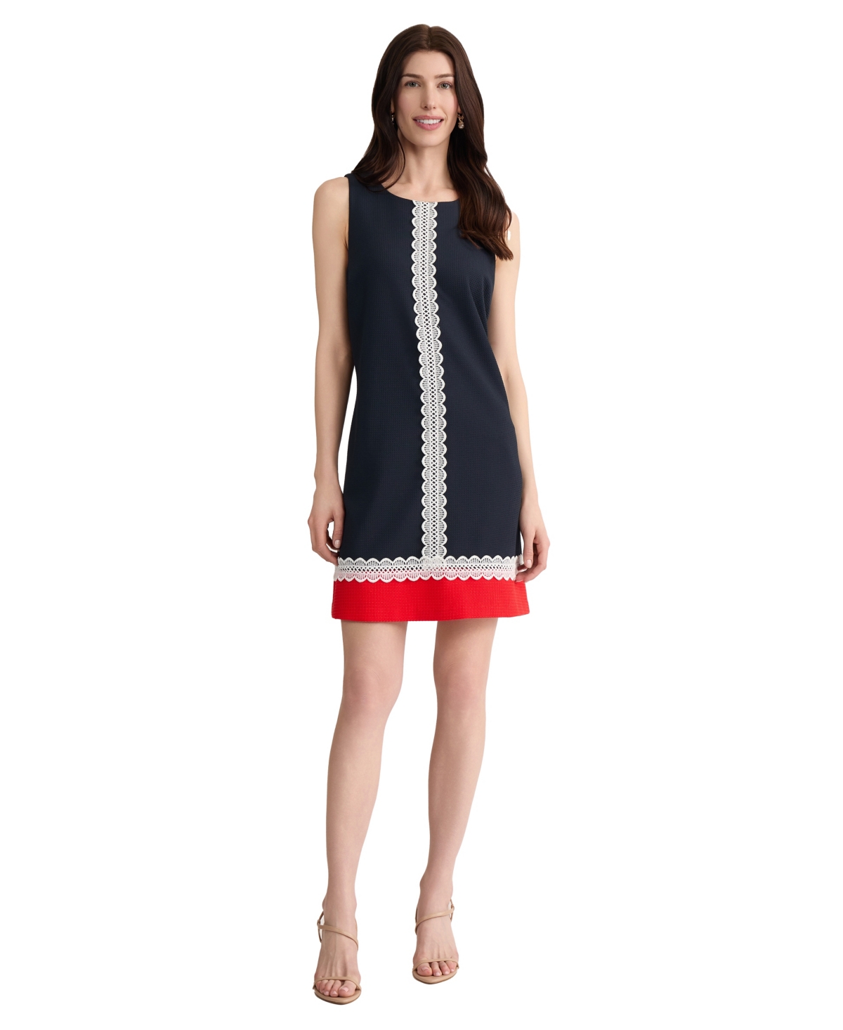 Click here for Jones New York Petite Sleeveless Round Neck Short... prices