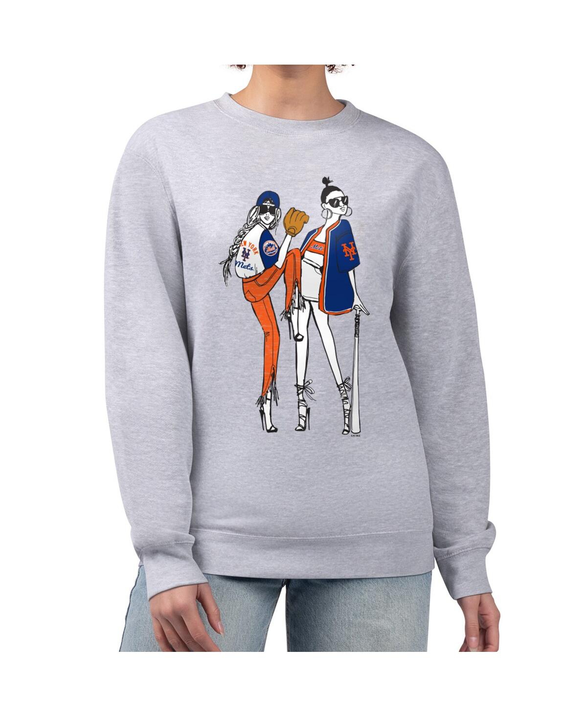 Click here for G-iii 4Her by Carl Banks Womens Heather Gray New Y... prices