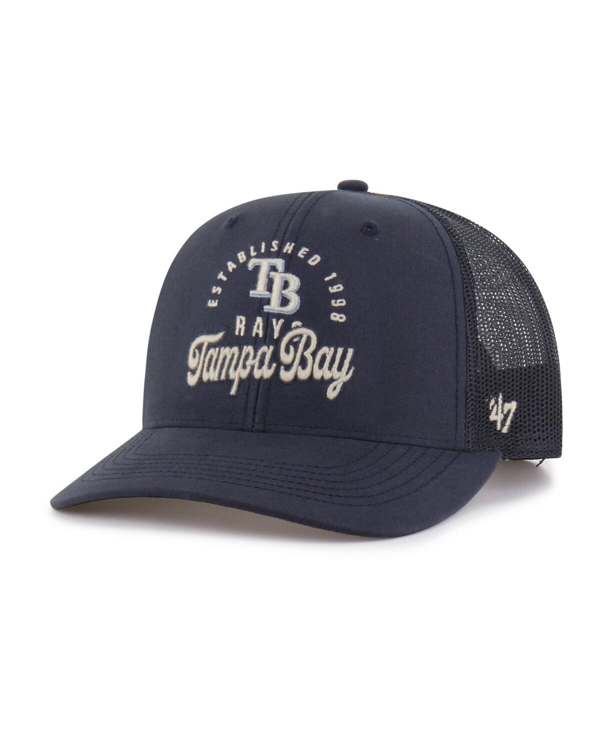 Click here for 47 Brand Mens Navy Tampa Bay Rays Pitstop Trucker... prices