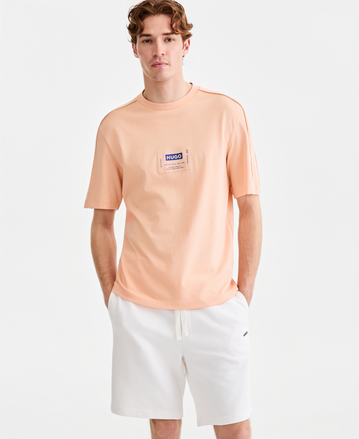 Click here for Hugo by Hugo Boss Mens Nurazti T-Shirt - Light/Pas... prices