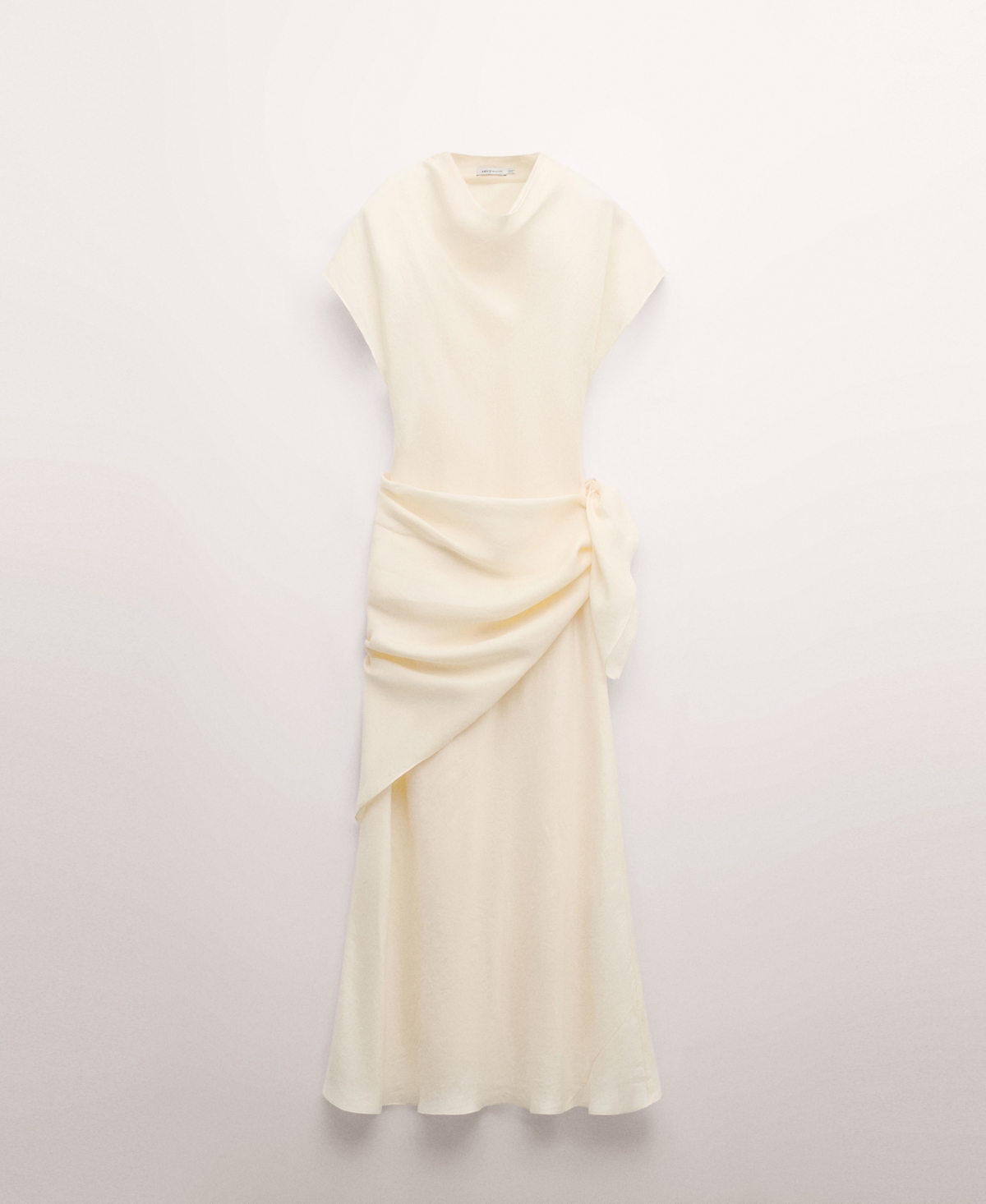 Click here for Mango Womens Matching Scarf Lyocell Dress - Ecru prices