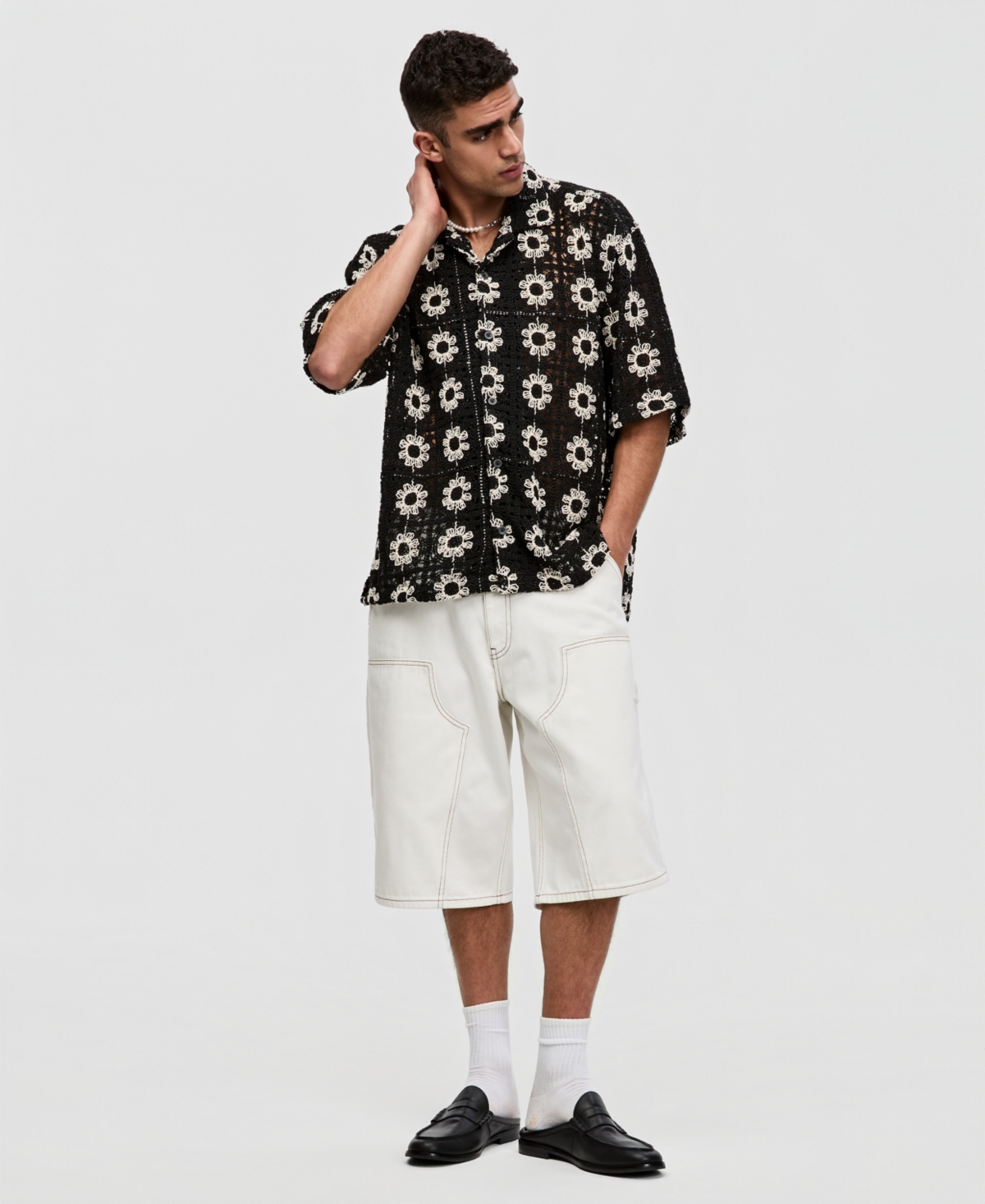 Click here for Mode of One Mens Luna Jean Shorts  Macys Exclusive... prices