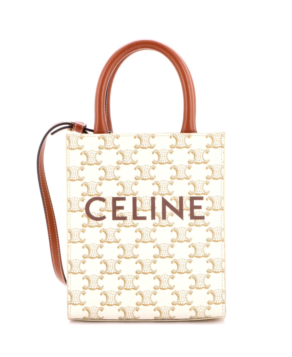 Click here for Pre-Owned Celine Mini Vertical Cabas Tote Triomphe... prices