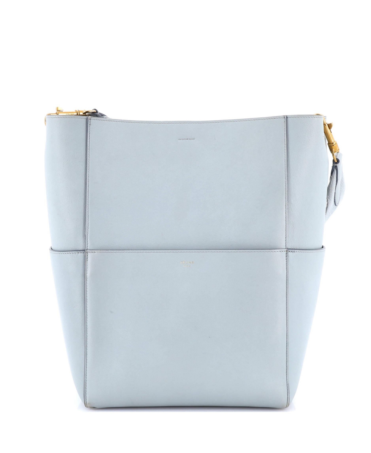 Click here for Pre-Owned Celine Large Sangle Seau Bag Calfskin -... prices