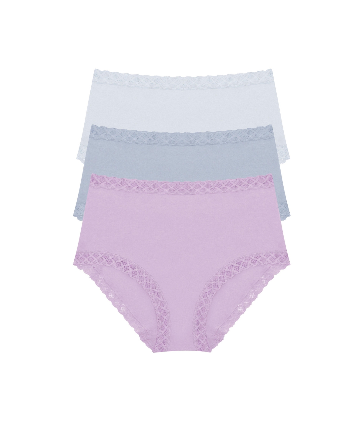 Click here for Natori Womens Bliss Supima Cotton Full Brief 3 Pac... prices