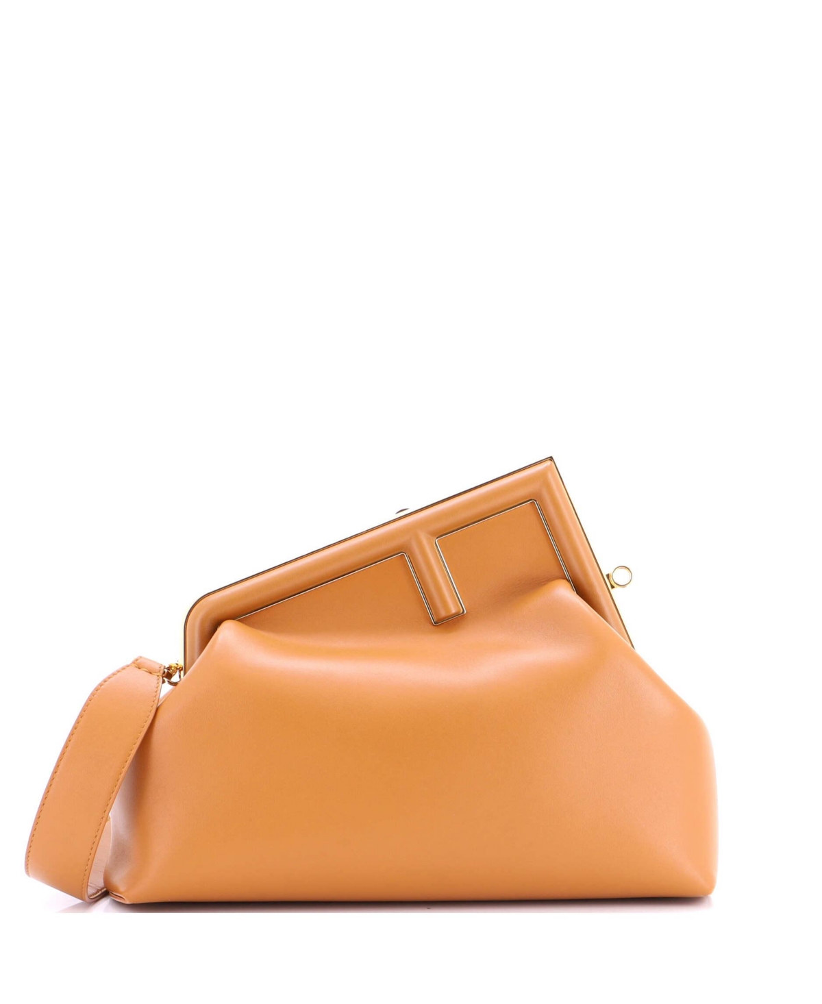 Click here for Pre-Owned Fendi Medium First Bag Leather - Brown prices