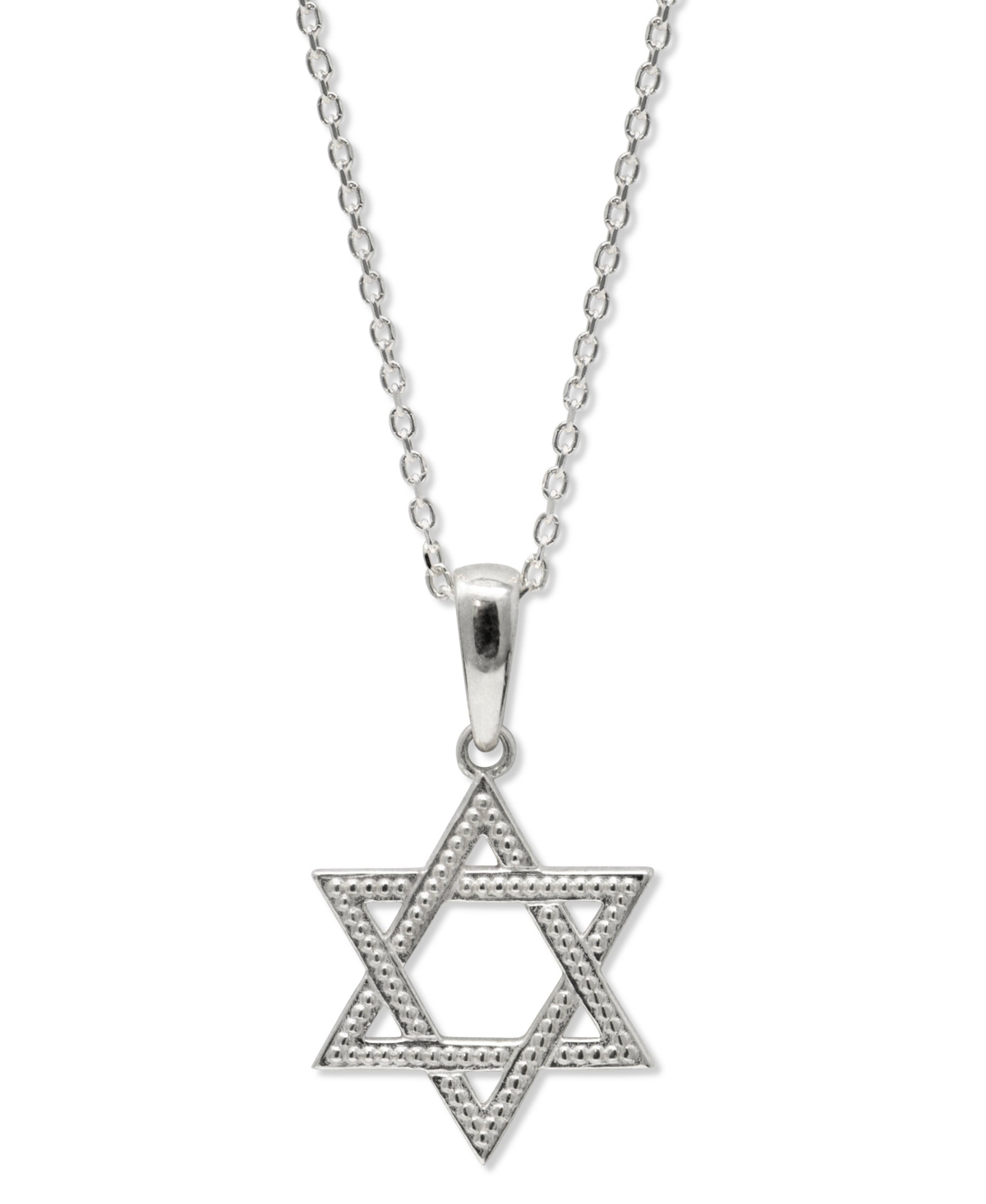 Click here for Anzie Dew Drop Star of David Charm - Silver prices
