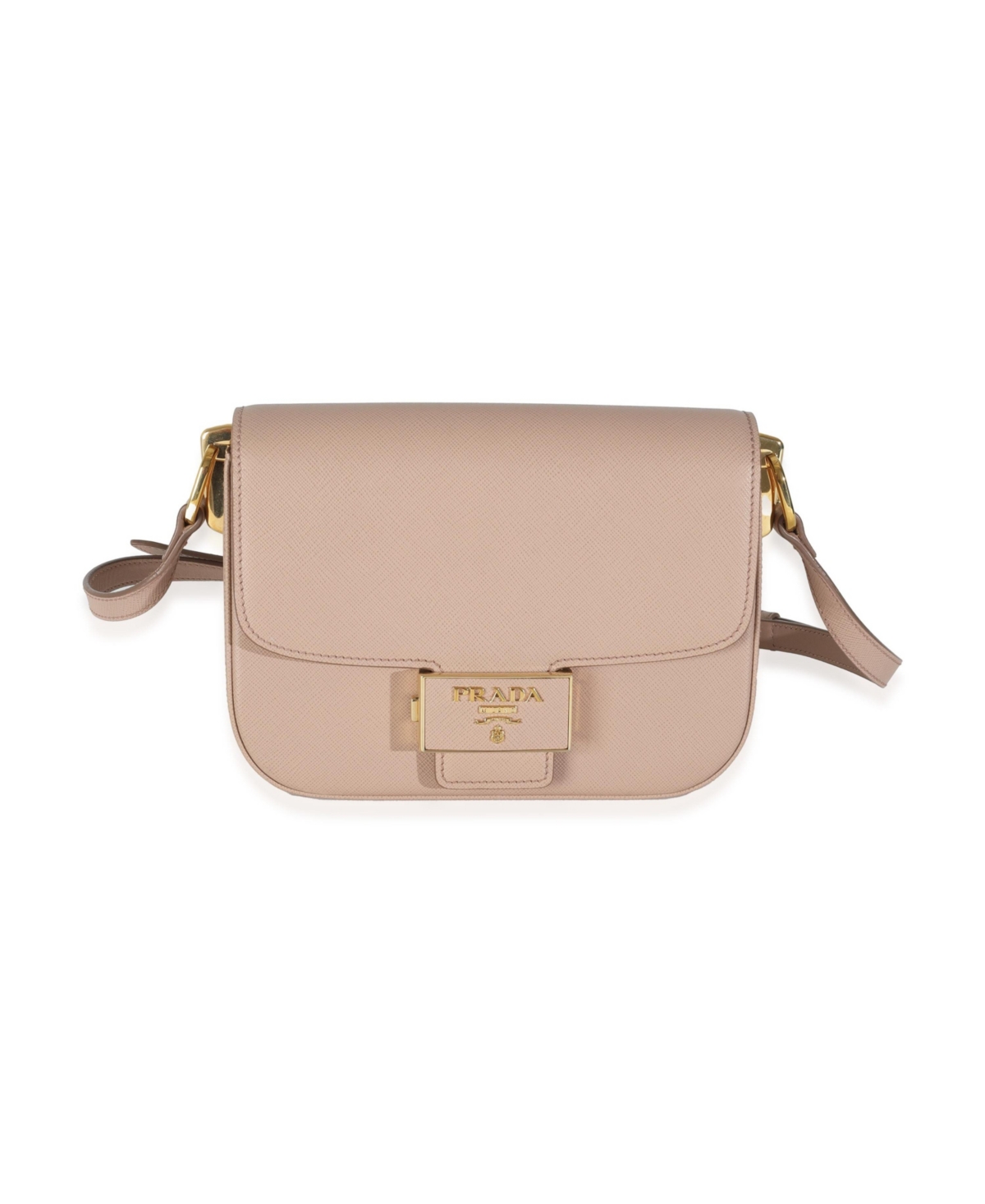 Click here for Pre-Owned Prada Cipria Saffiano Lux Embleme Flap S... prices