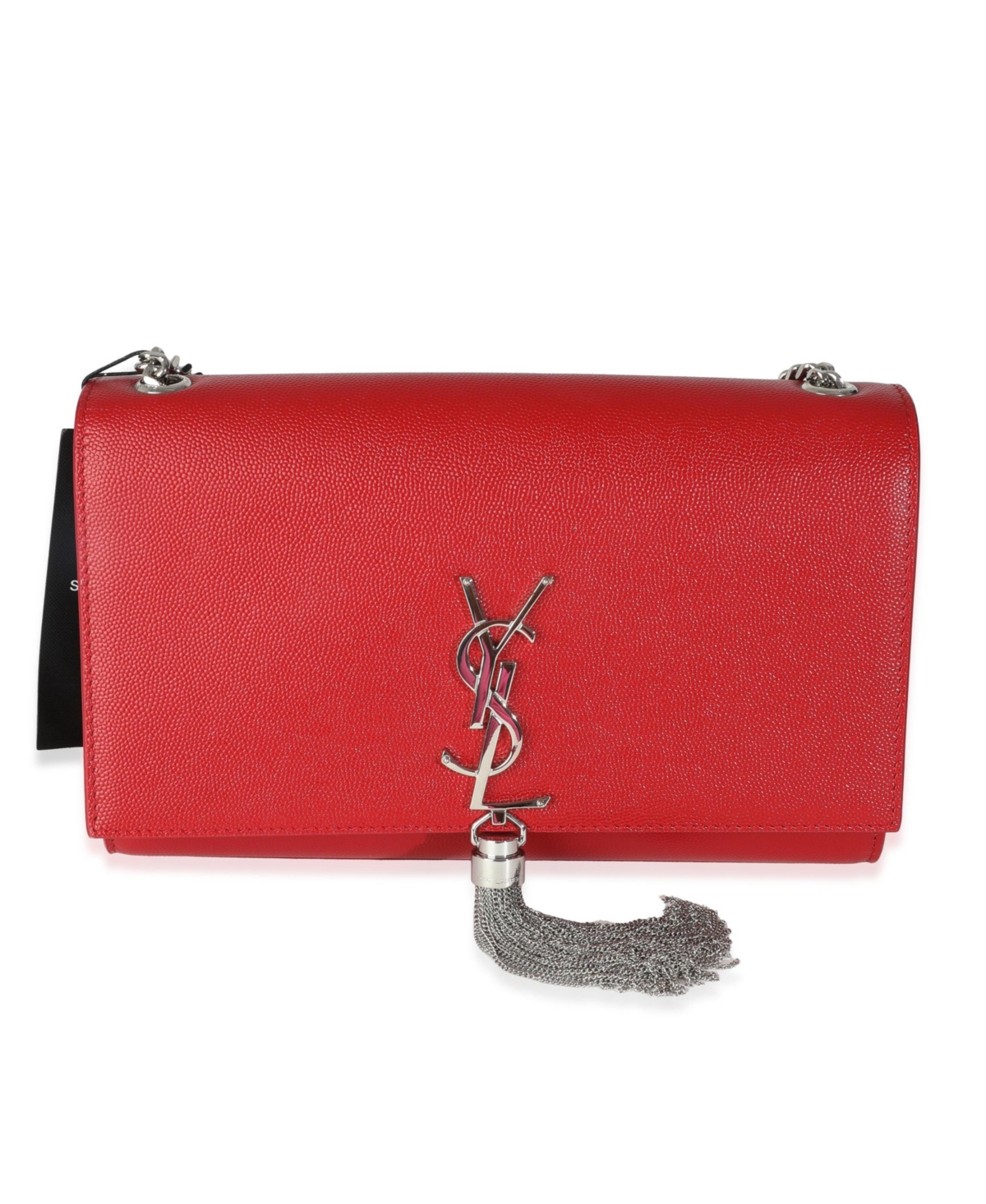 Click here for Pre-Owned Saint Laurent Red Grain De Poudre Medium... prices