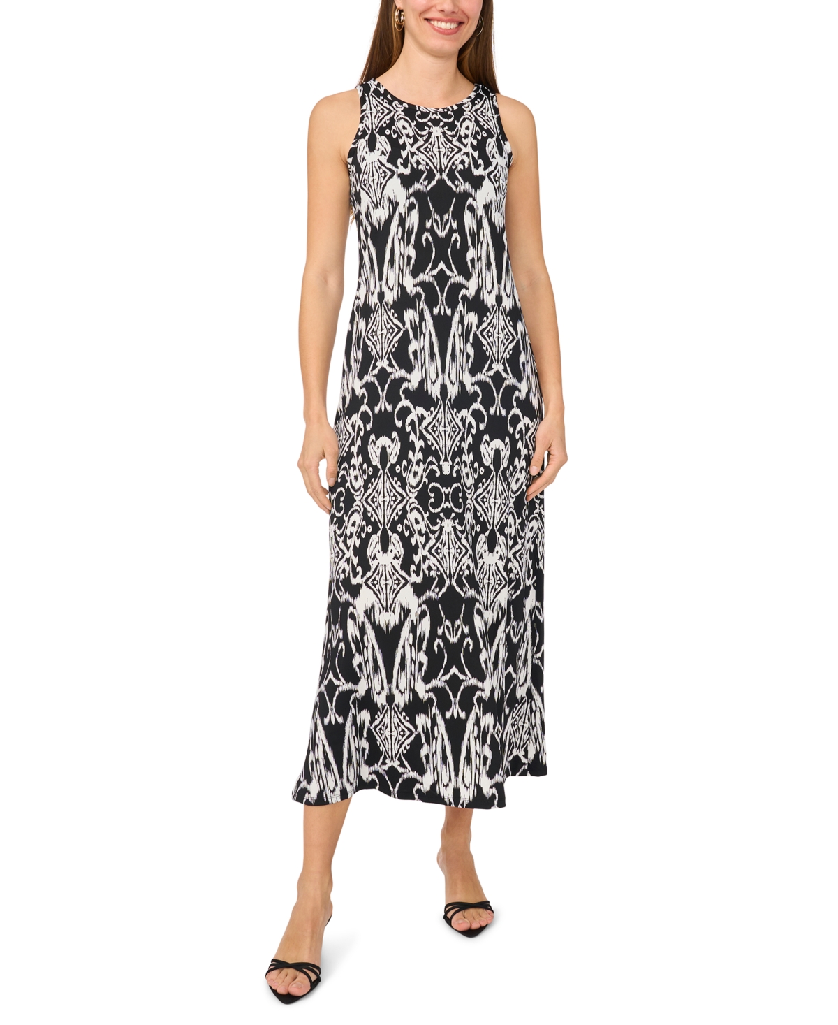 Click here for Msk Womens Sleeveless Crew Neck Keyhole Back Maxi... prices