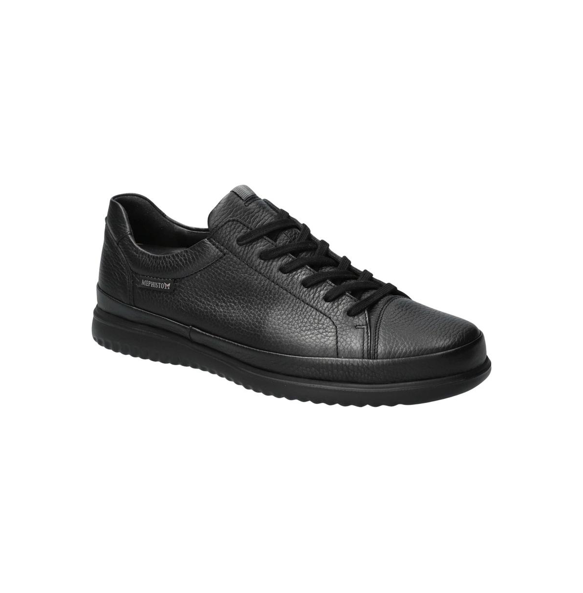 Click here for Mephisto Mens Thomas Leather Sneaker - Black prices
