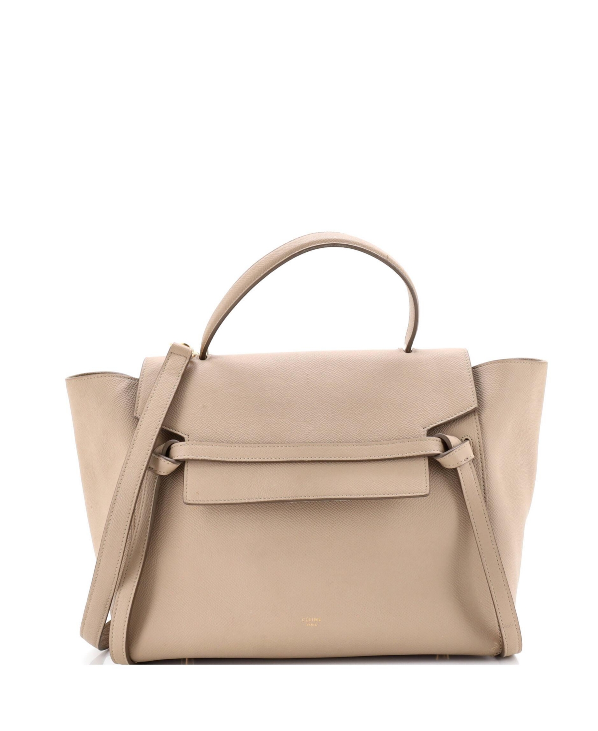 Click here for Pre-Owned Celine Medium Belt Bag Textured Leather... prices