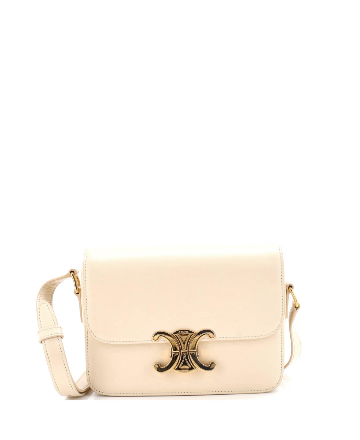 Click here for Pre-Owned Celine Teen Triomphe Shoulder Bag Smooth... prices