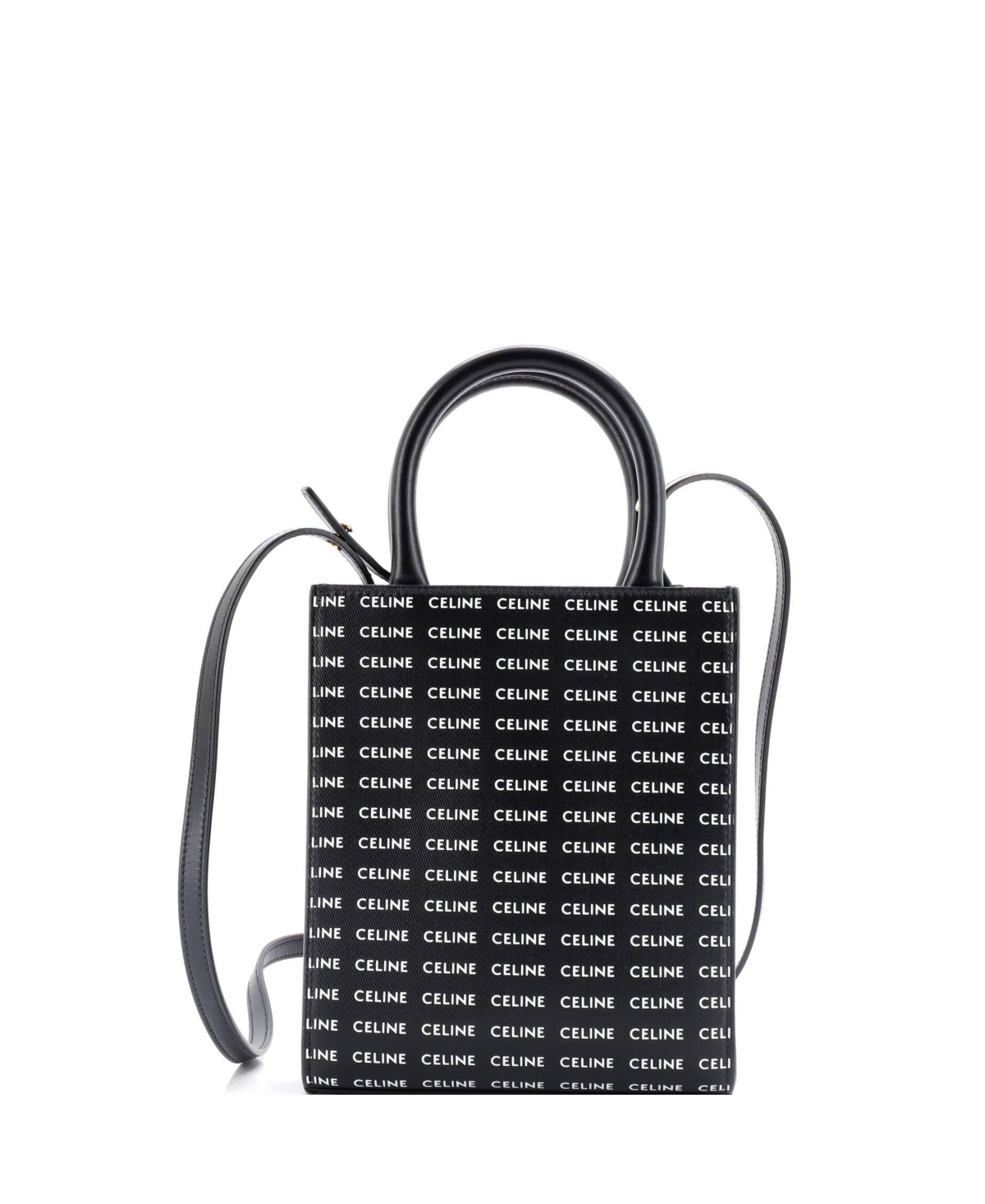 Click here for Pre-Owned Celine Mini Vertical Cabas Tote All Over... prices