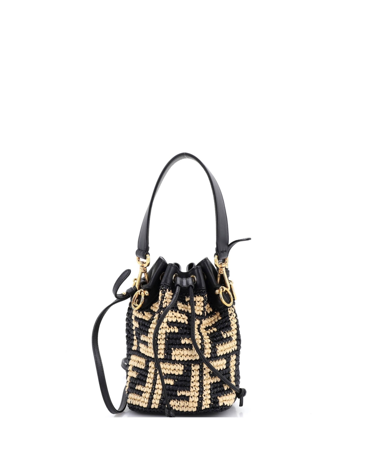 Click here for Pre-Owned Fendi Mini Mon Tresor Bucket Bag Zucca R... prices