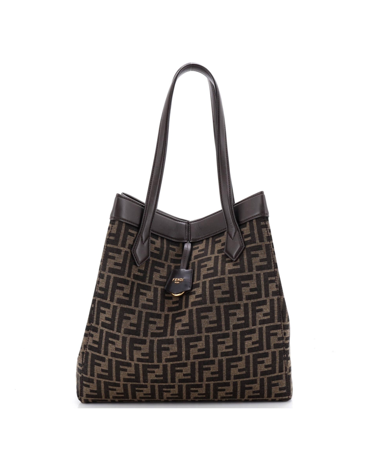 Click here for Pre-Owned Fendi Large Origami Tote Zucca Canvas -... prices