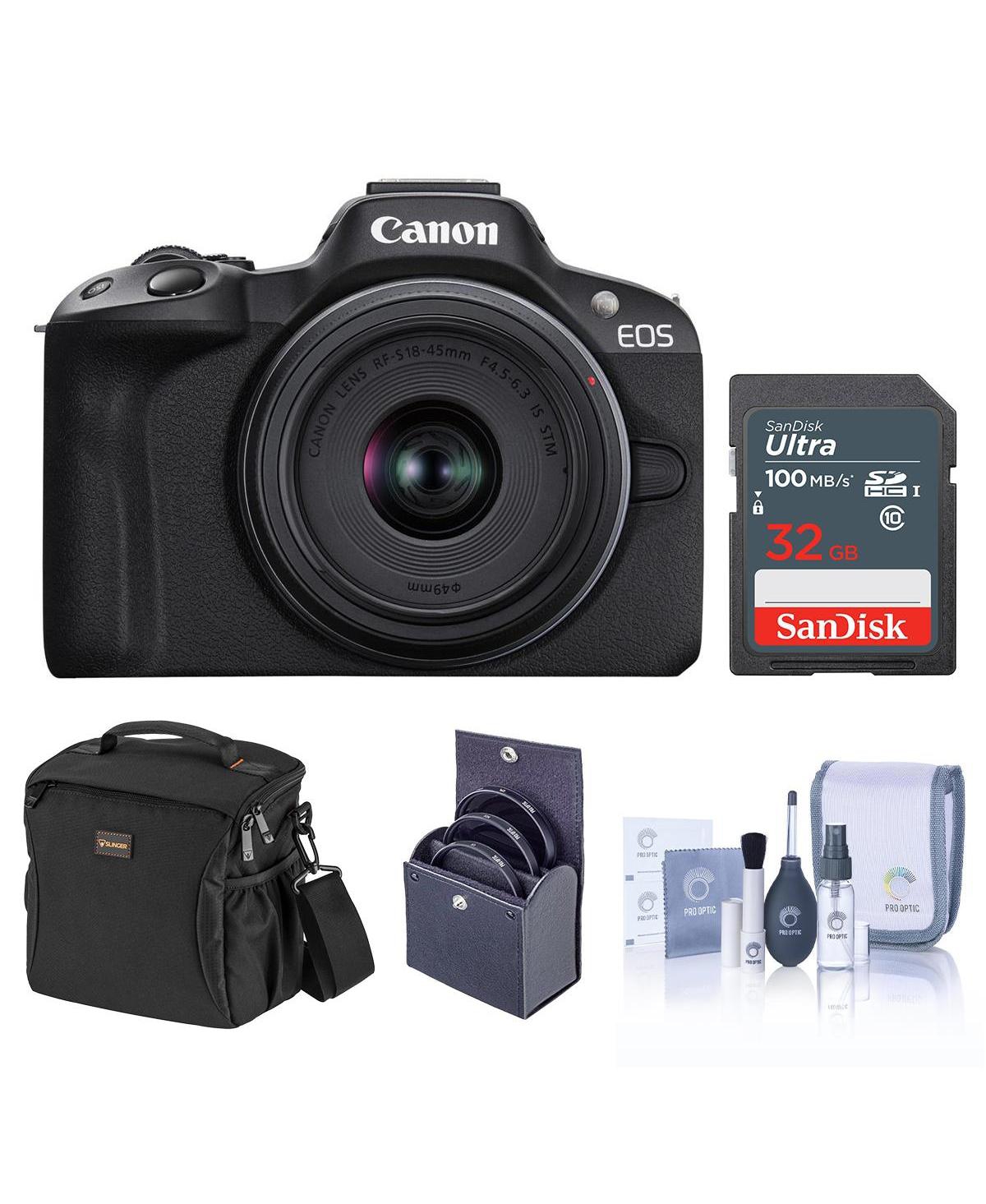 Click here for Canon Eos R50 Mirrorless Camera  Black with Rf-s 1... prices