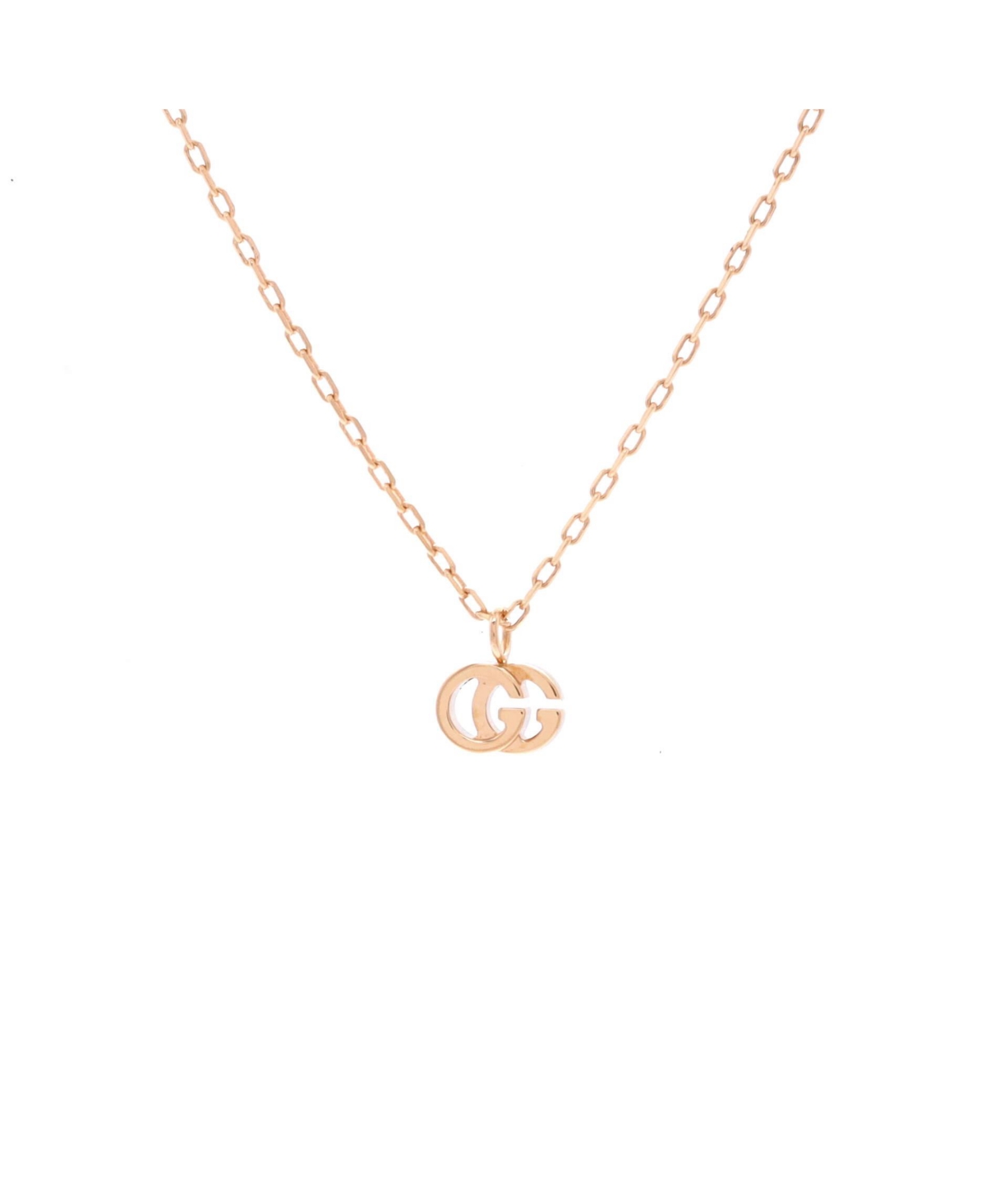 Click here for Pre-Owned Gucci Gg Running Necklace - 18k rose gol... prices