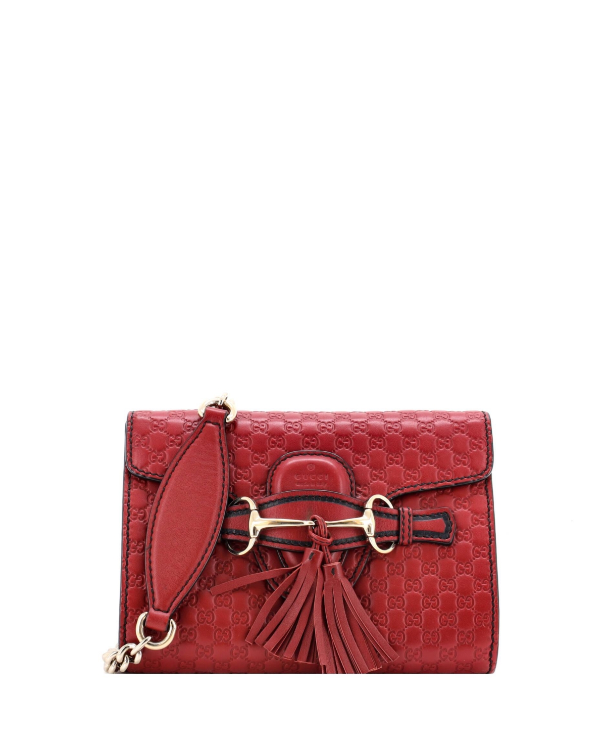 Click here for Pre-Owned Gucci Mini Emily Chain Flap Bag Microguc... prices