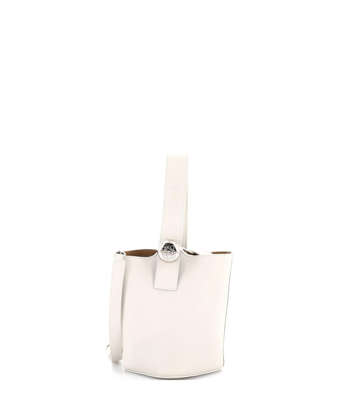 Click here for Pre-Owned Loewe Pebble Bucket Bag Leather - White prices