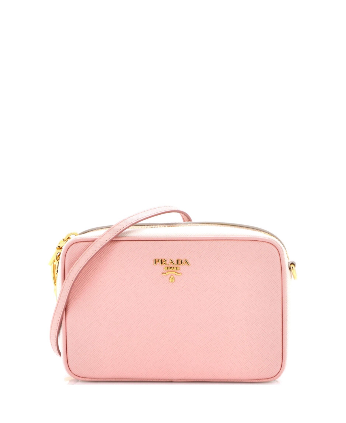 Click here for Pre-Owned Prada Small Chain Camera Bag Saffiano Le... prices