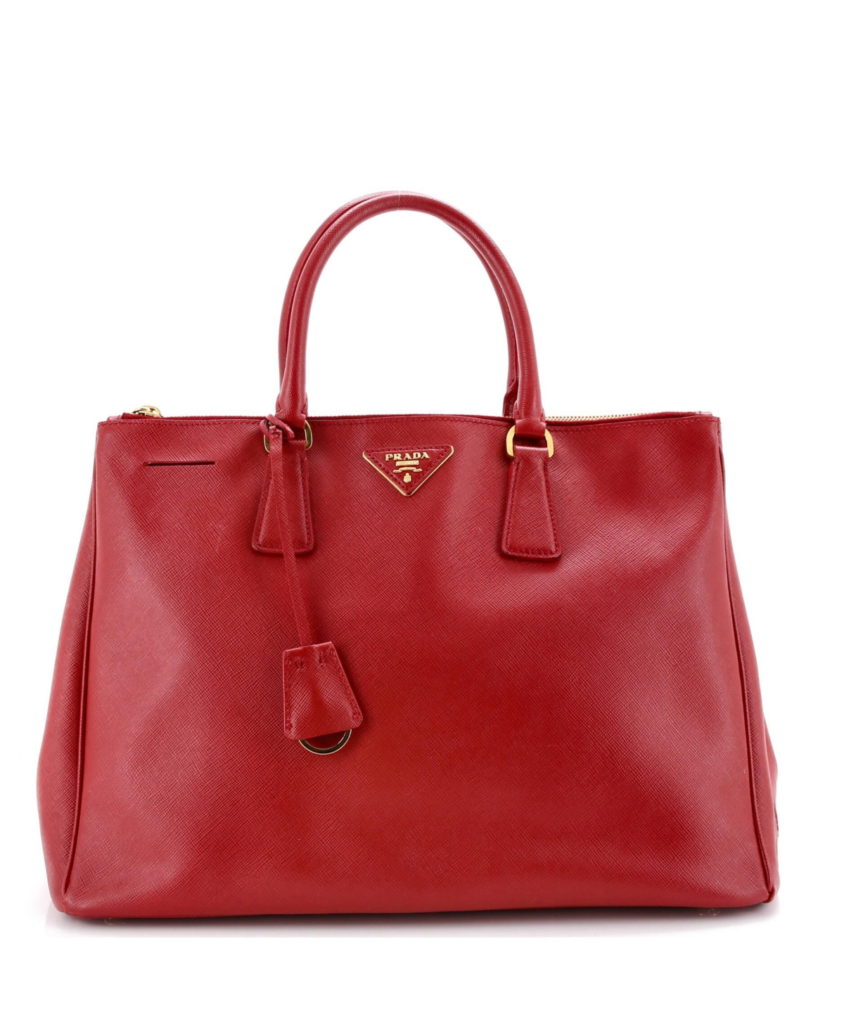 Click here for Pre-Owned Prada Large Double Zip Lux Tote Saffiano... prices