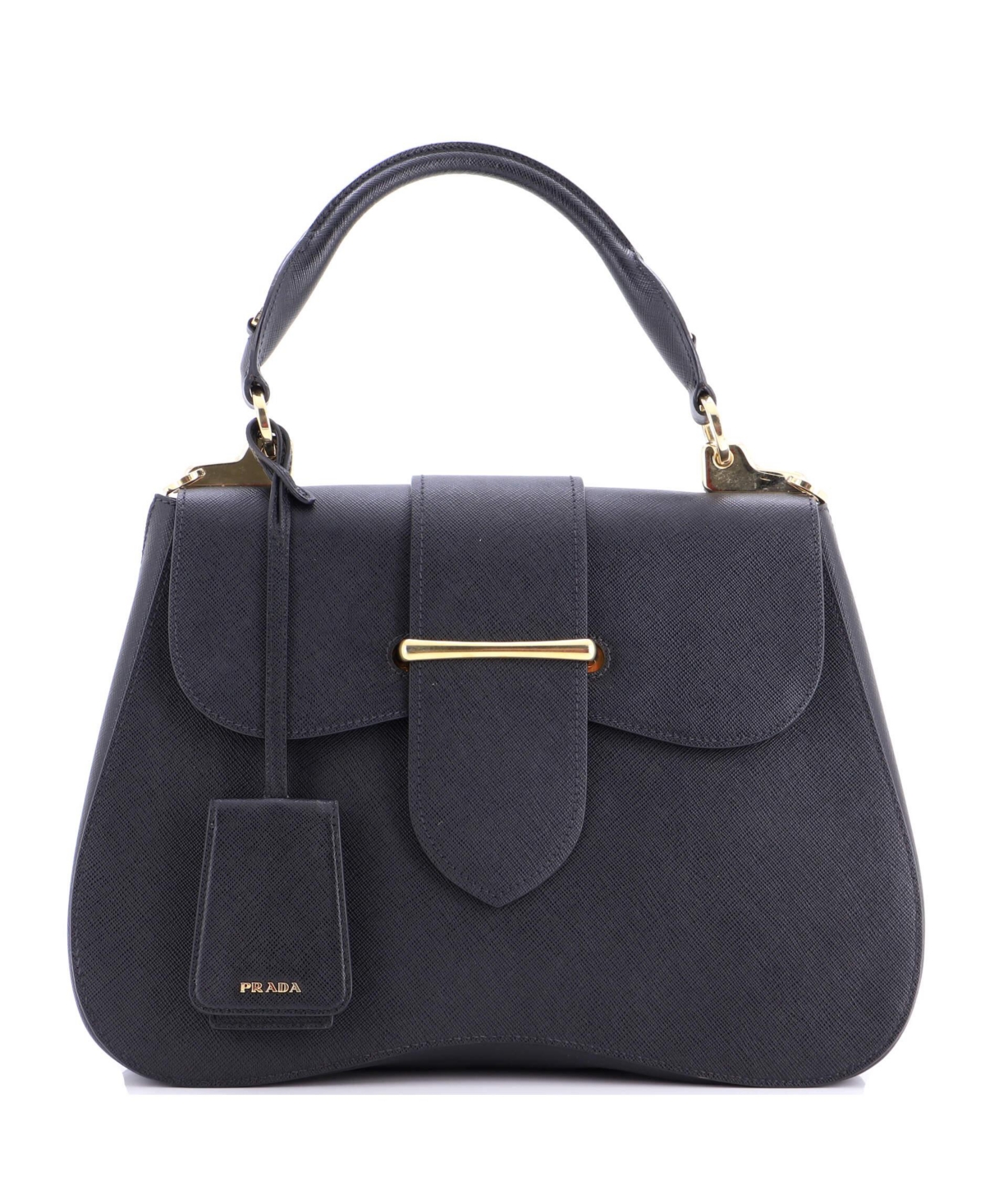 Click here for Pre-Owned Prada Large Sidonie Top Handle Bag Saffi... prices
