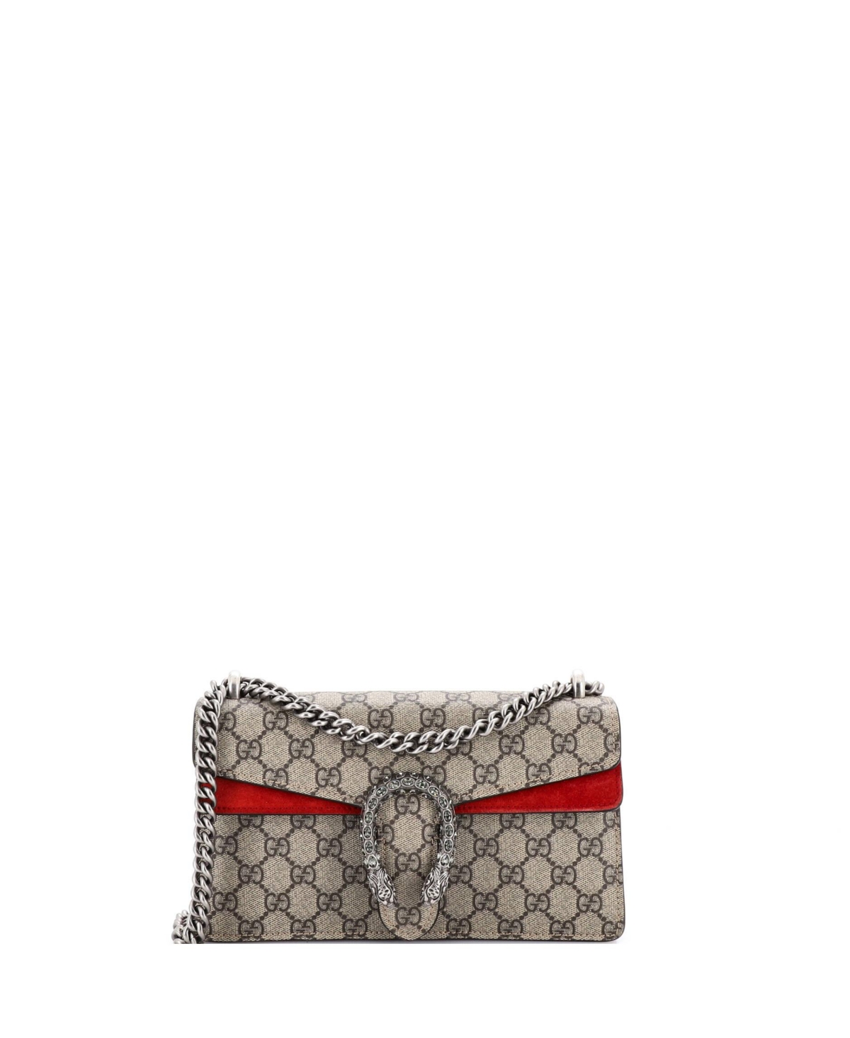 Click here for Pre-Owned Gucci Small Dionysus Bag Gg Coated Canva... prices