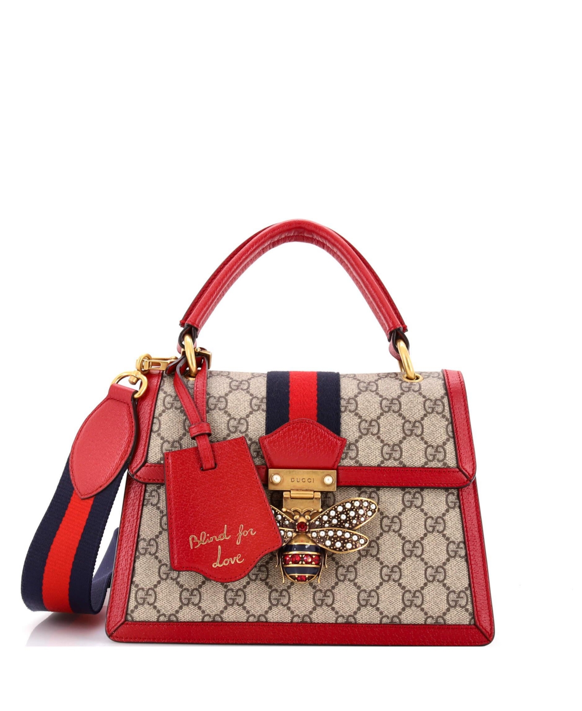 Click here for Pre-Owned Gucci Small Queen Margaret Top Handle Ba... prices