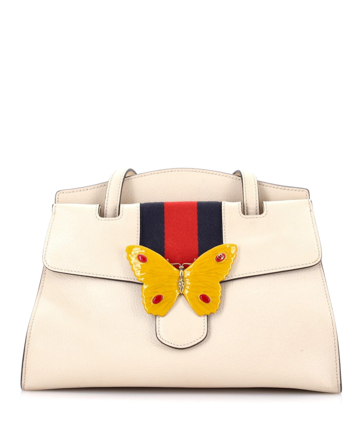 Click here for Pre-Owned Gucci Medium Totem Top Handle Bag Leathe... prices