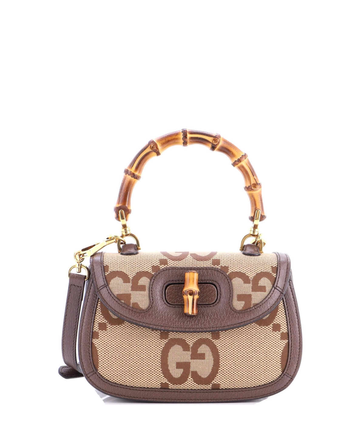 Click here for Pre-Owned Gucci Small Bamboo 1947 Top Handle Bag J... prices