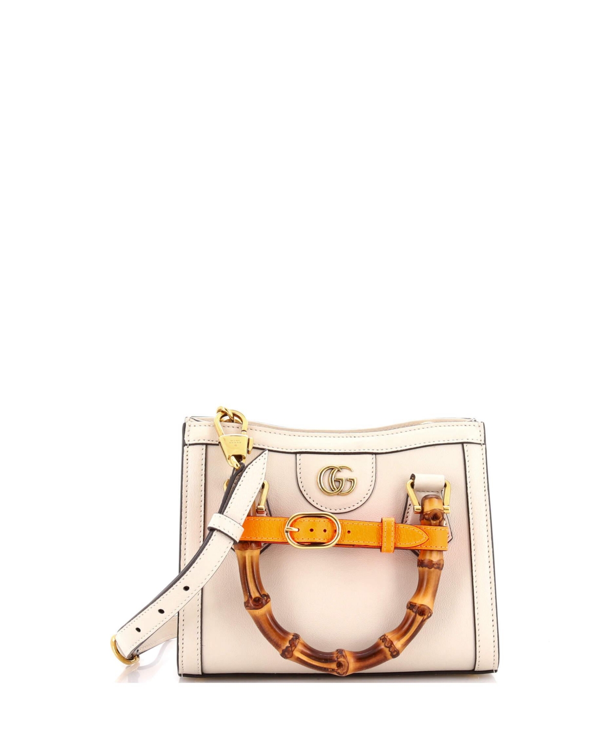 Click here for Pre-Owned Gucci Mini Diana Nm Bamboo Handle Tote L... prices