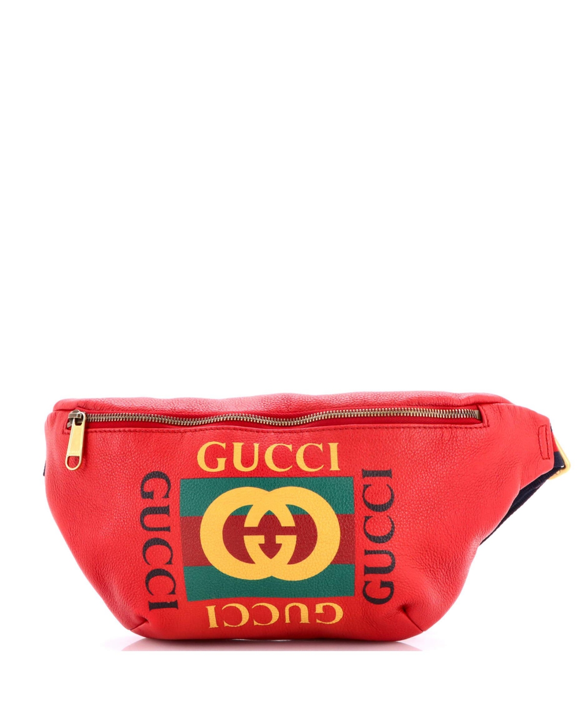 Click here for Pre-Owned Gucci Medium Logo Belt Bag Printed Leath... prices