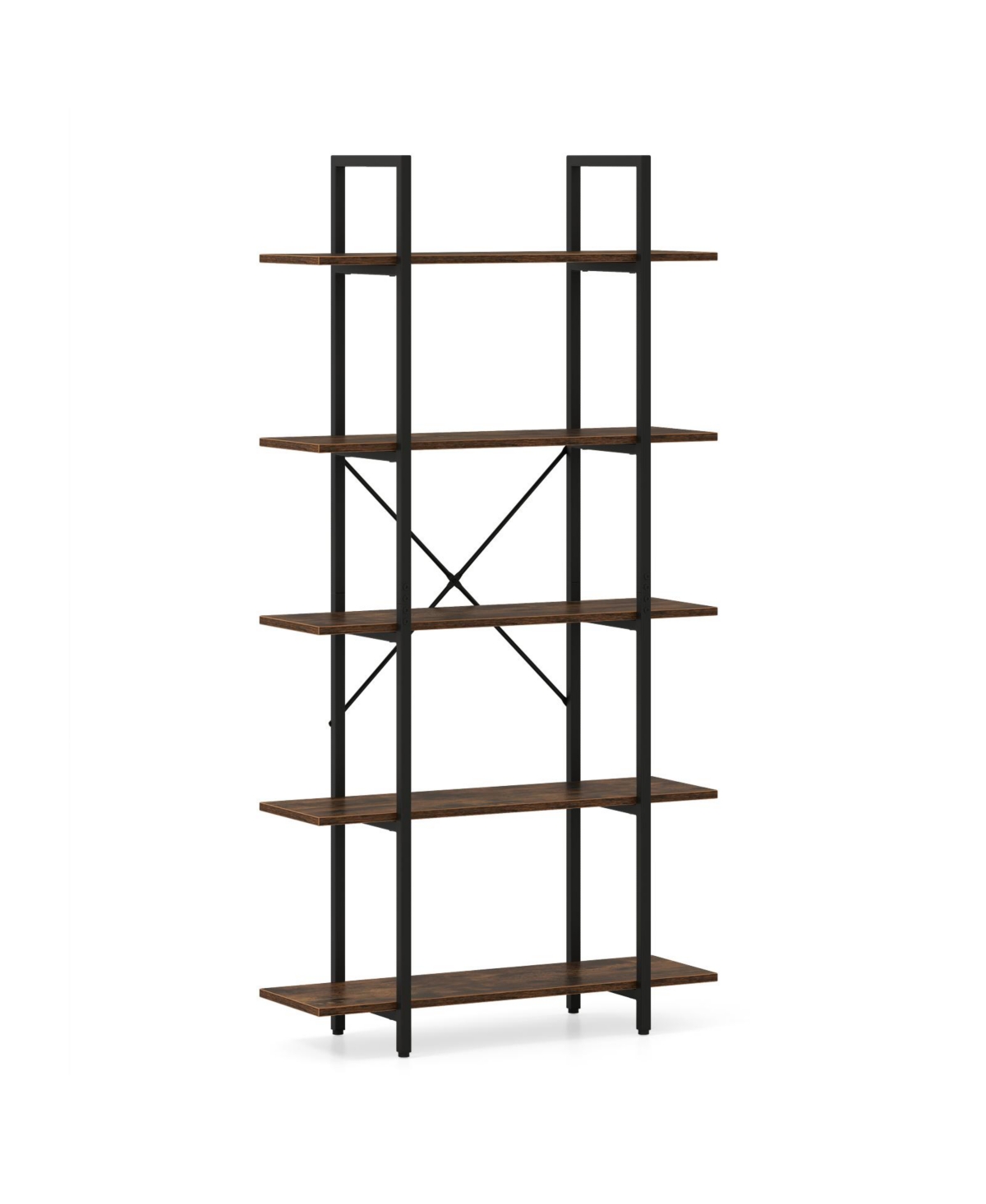 Click here for Sugift Vintage Industrial Five Tier Bookcase with... prices