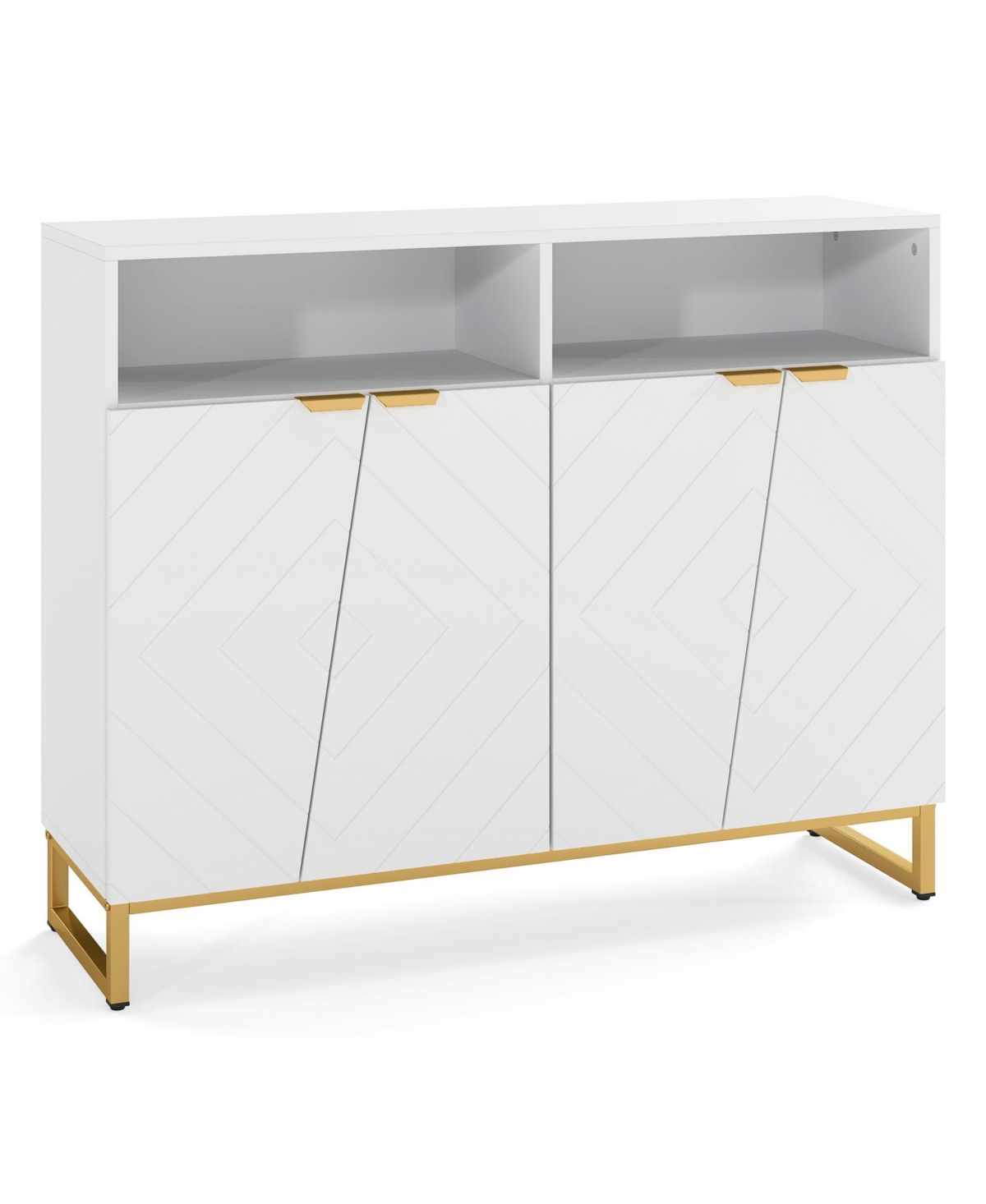 Click here for Sugift Modern Sideboard Cabinet with Four Doors an... prices