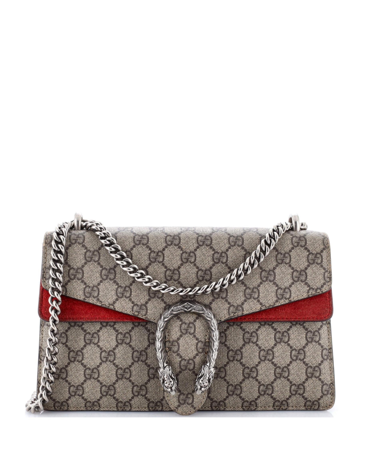 Click here for Pre-Owned Gucci Small Dionysus Bag Gg Coated Canva... prices