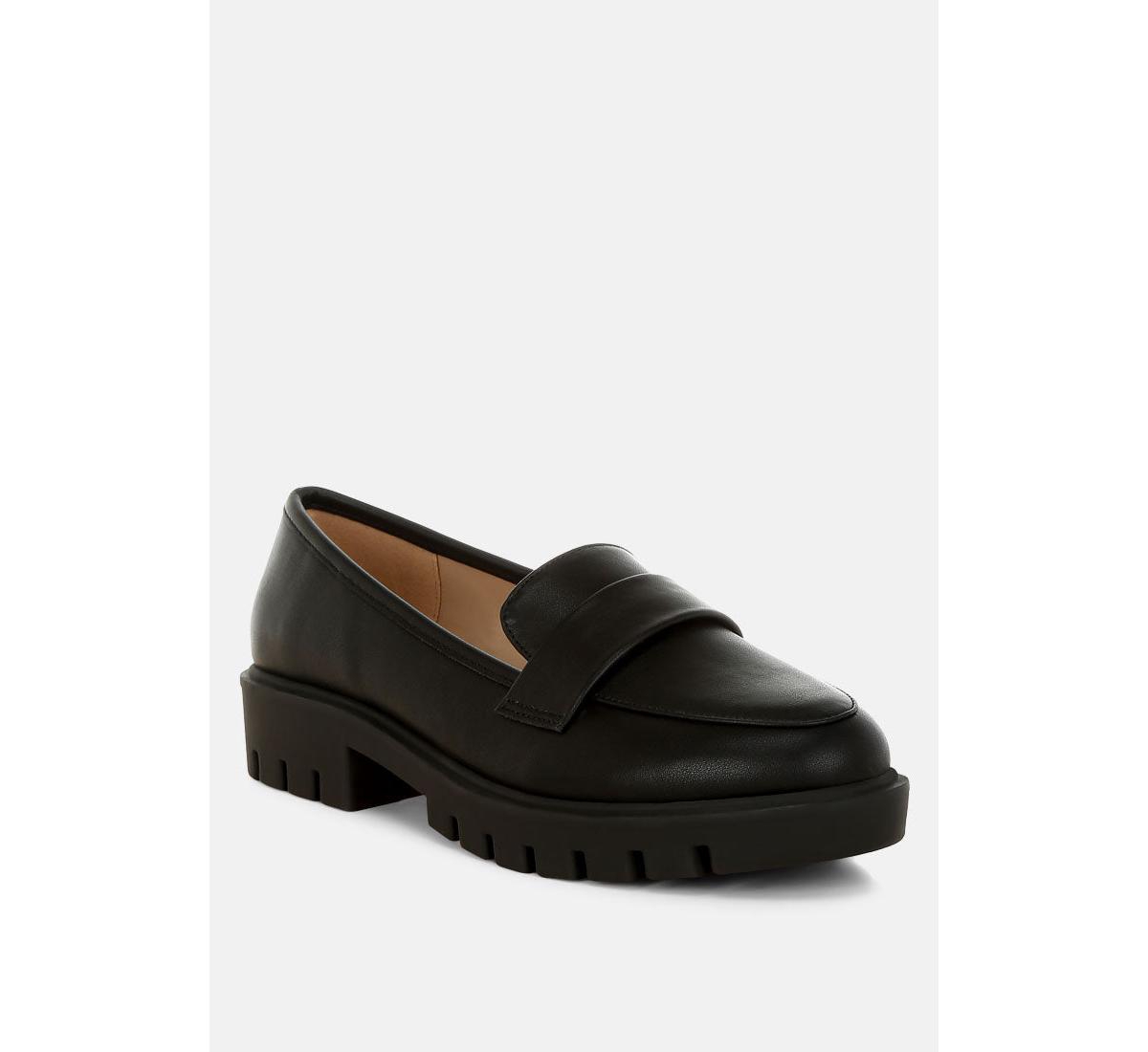 Click here for London Rag Womens Peridot Faux Leather Chunky Loaf... prices