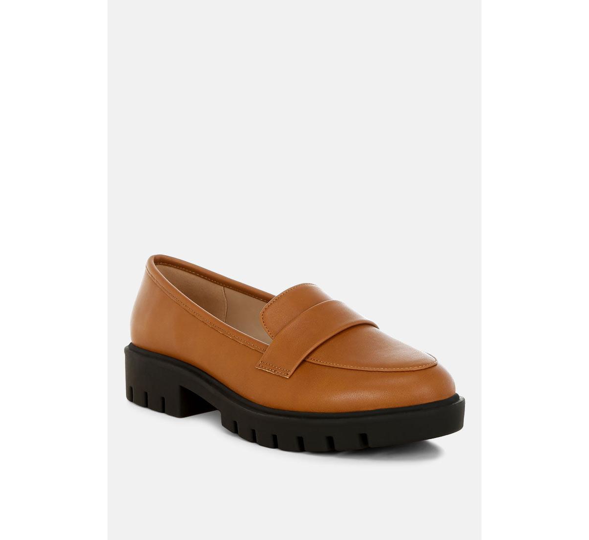 Click here for London Rag Womens Peridot Faux Leather Chunky Loaf... prices