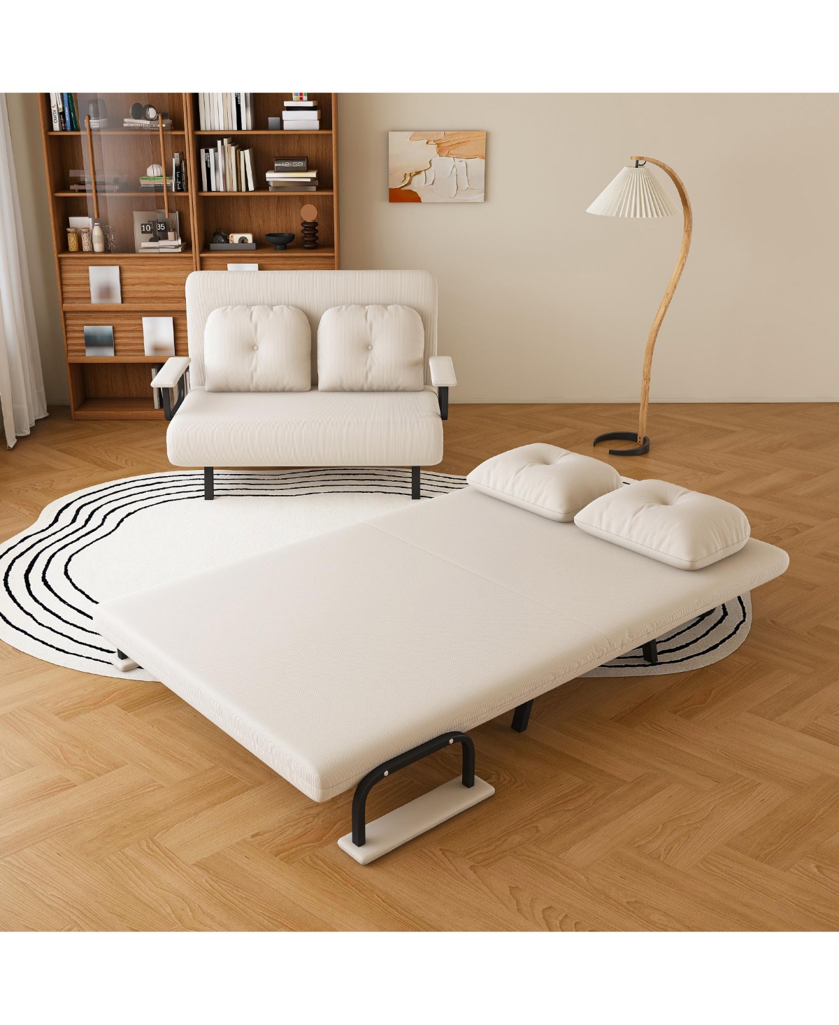 Click here for Rainsken Convertible Sofa Bed  Corduroy Loveseat S... prices