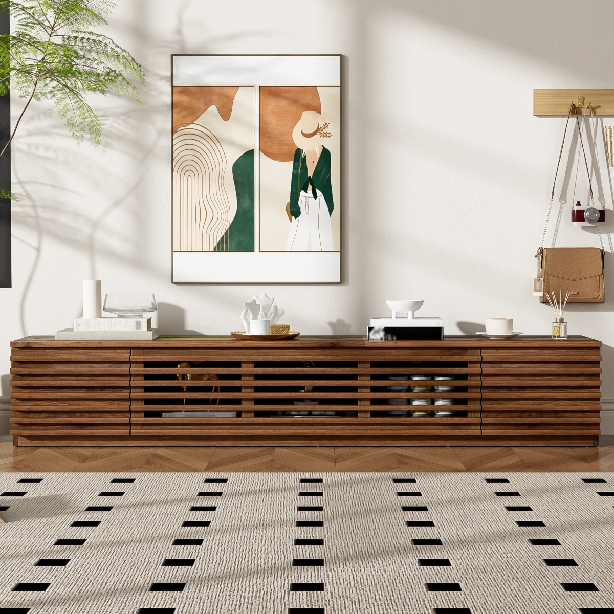 Click here for sumyeg 70 inch Modern Tv Stand for TVs up to 80&#x... prices