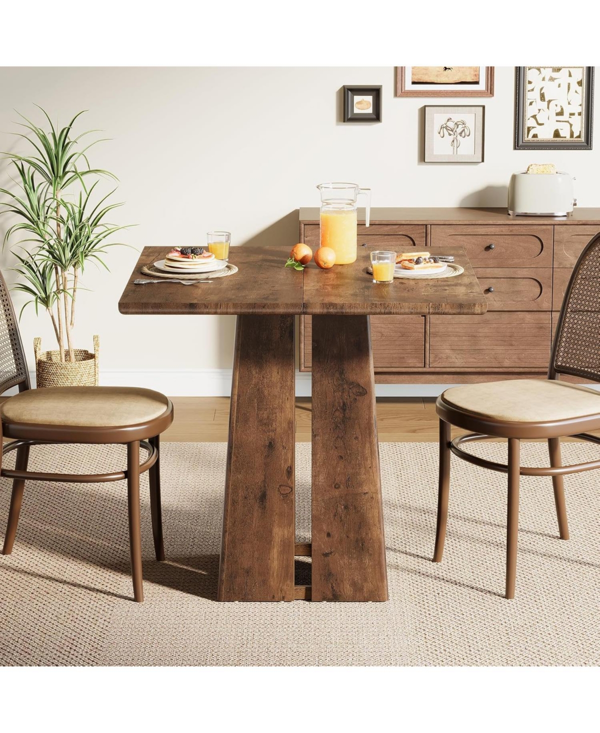 Click here for Tribesigns 31.5" Wooden Square Dining Table f... prices