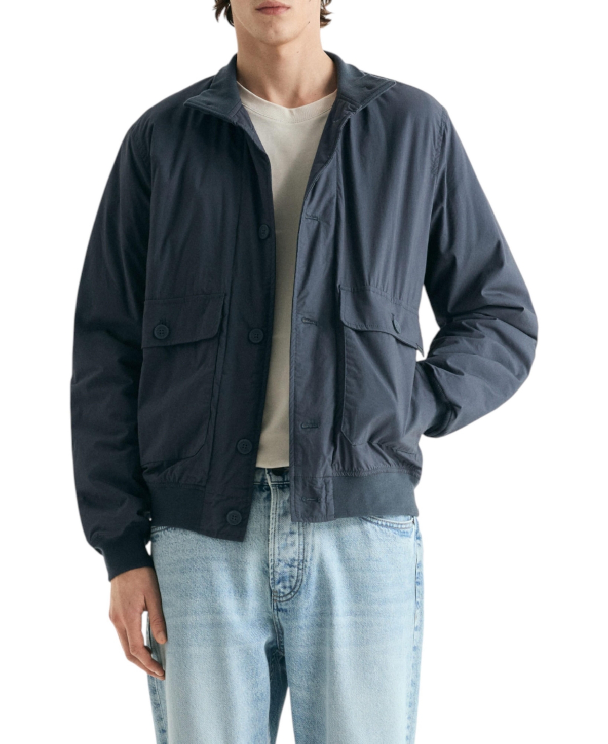 Click here for Scalpers Womens Button-Down Jacket Pockets - Darkn... prices