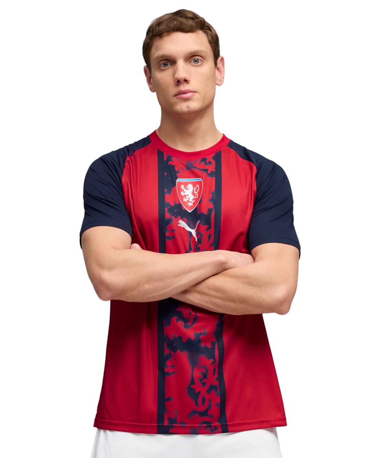 Click here for Puma Mens Czechia National Soccer Team Short-Sleev... prices
