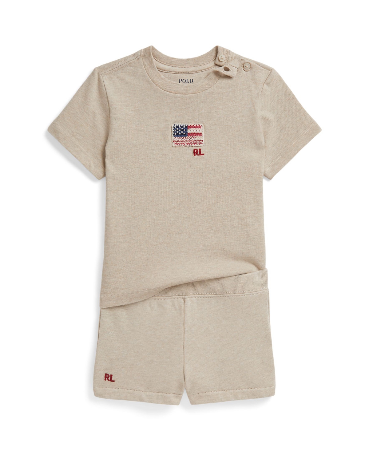 Click here for Polo Ralph Lauren Baby Girls Flag Jersey T-Shirt a... prices