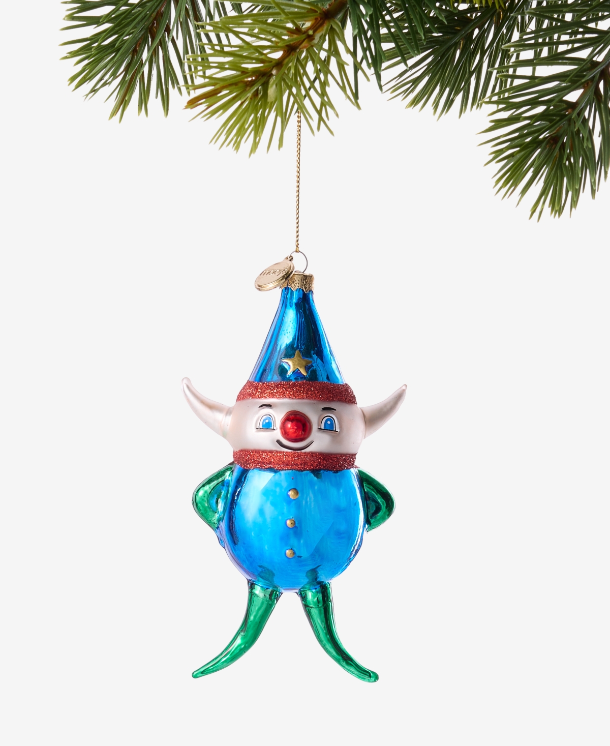 Click here for Macys 100th Thanksgiving Day Parade Glass Elf Orna... prices