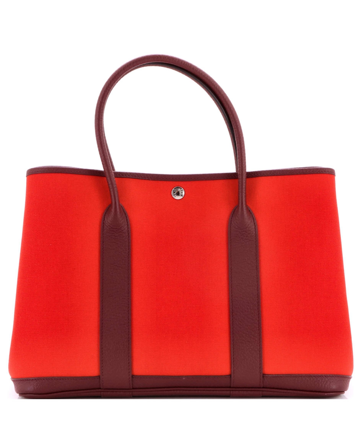 Click here for Pre-Owned HERMES 36 Garden Party Tote Toile and Le... prices