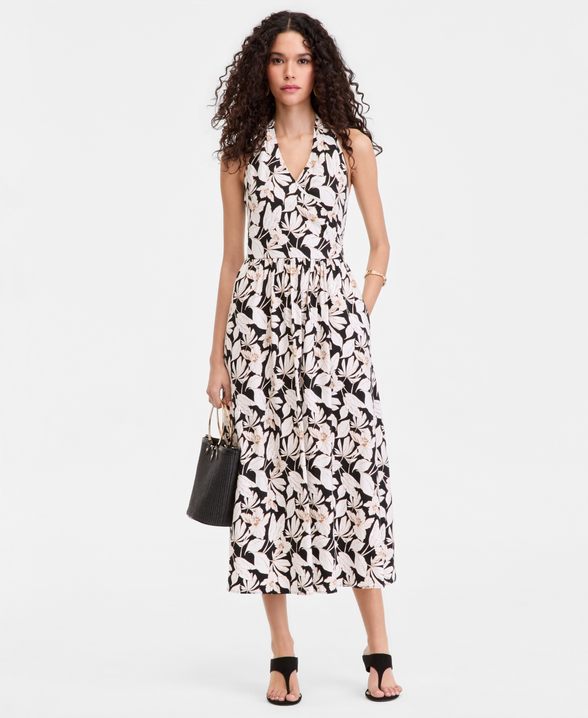 Click here for I.n.c. International Concepts Womens Halter Midi D... prices
